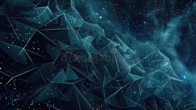 Detailed 3D Design Featuring Lines and Triangles Creating Diamond ...