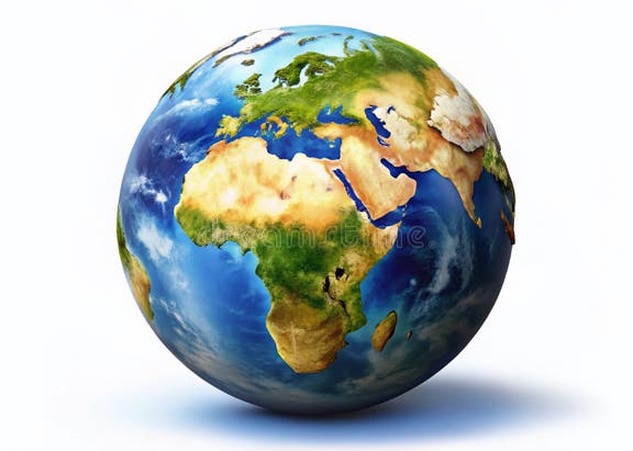 Detailed 3D Earth Globe Model Perfect for Educational Displays ...