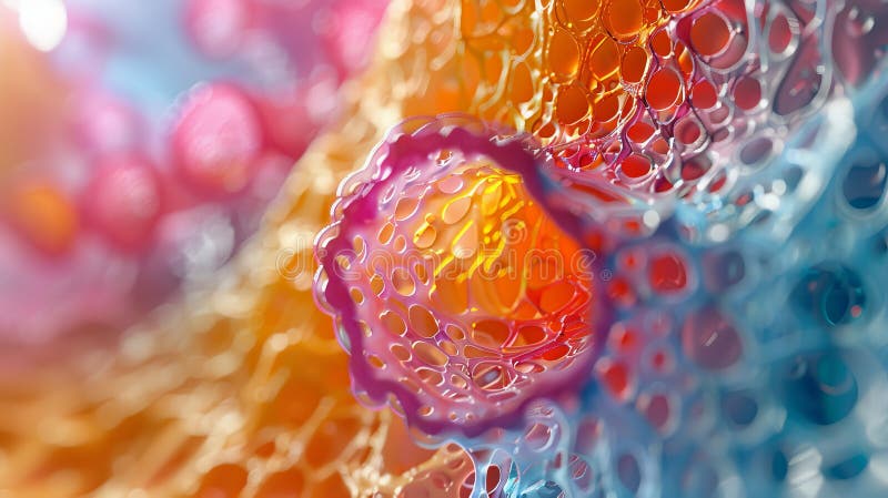 Vivid 3D Rendering of the Microscopic Structure of the Endometrium in ...