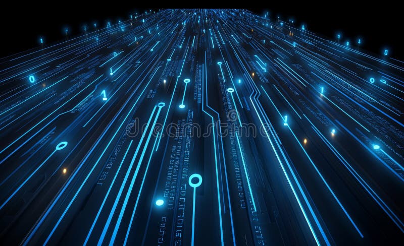 A Detailed 3D Illustration Showcasing the Computer Architecture for Big ...