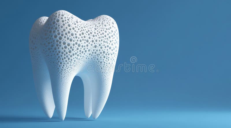 This is a Detailed 3D Model of a Decayed Tooth that Features a ...