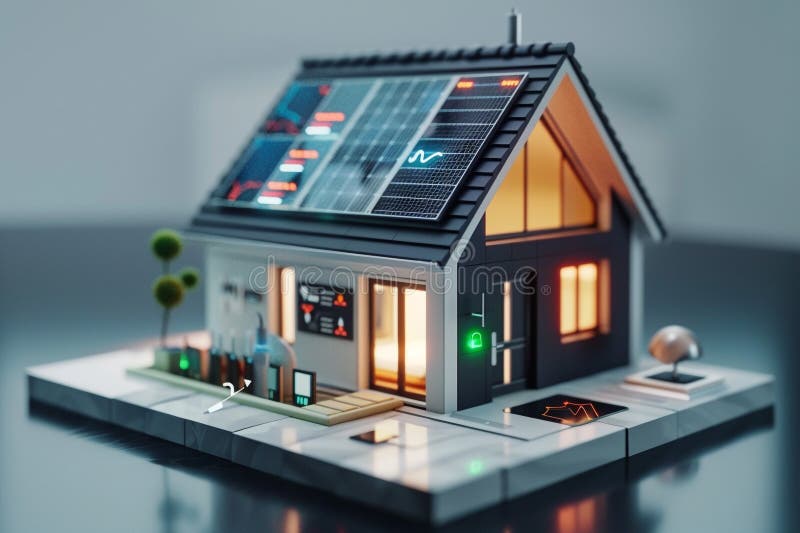 A Detailed 3D Model of an Ecofriendly Smart Home Interface Controlling ...