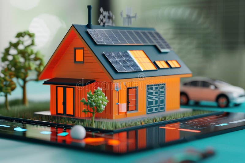 A Detailed 3D Model of an Ecofriendly Smart Home Interface Controlling ...