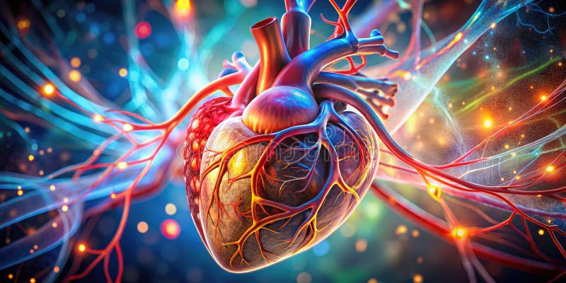 Detailed 3D Model of the Human Heart a Comprehensive Visual Guide To ...