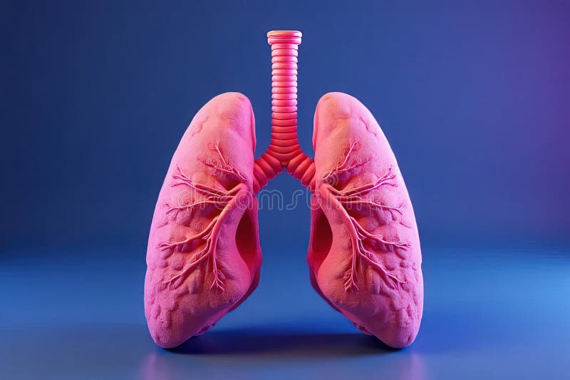 Detailed 3D Model of Human Lungs for Respiratory System Study and ...