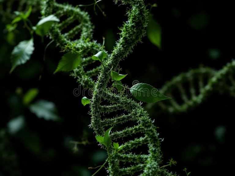 Detailed 3D Model of 17 Intertwined DNA Double Helixes a Visual ...