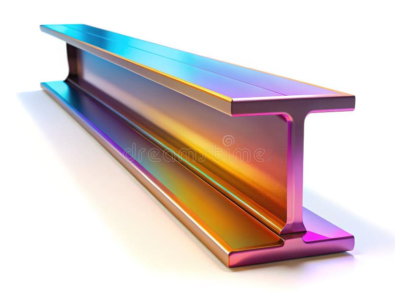 Detailed 3D Model of an Isolated Steel IBeam a Comprehensive Visual ...