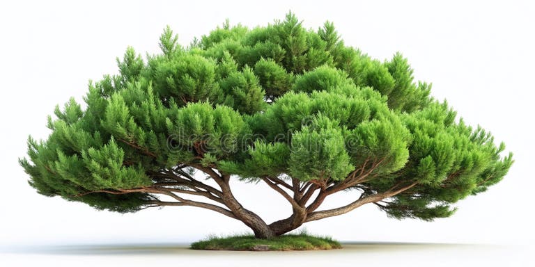 Detailed 3D Model of a Juniperus Horizontalis Tree Architectural ...