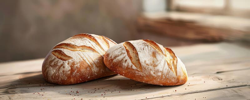 Detailed 3D Model of a Rustic Bread Loaf with a Crispy Crust and Soft ...