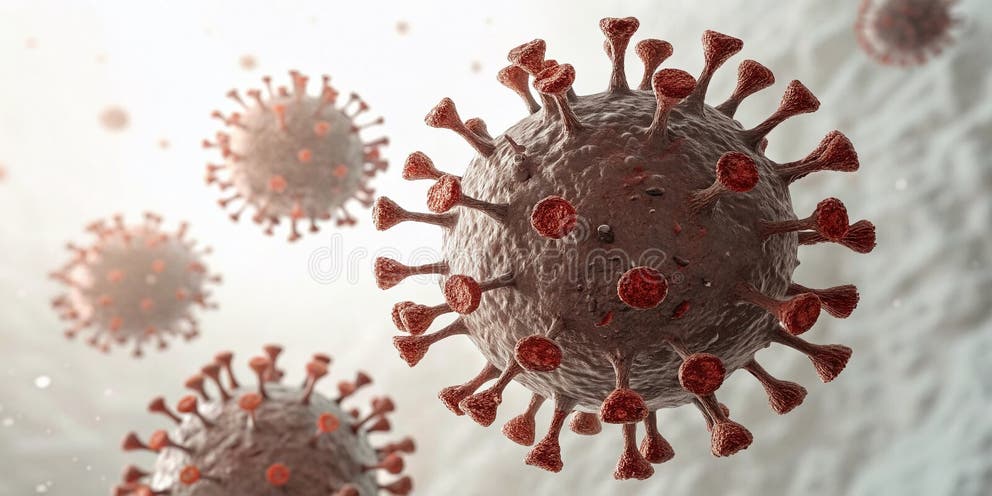 Detailed 3D Model of a Virus a Microscopic Perspective on Viral ...