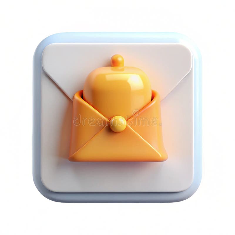 Detailed 3D Notification Pop-up with Realistic Lighting Stock ...