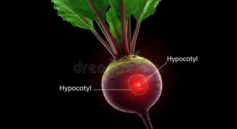 Hypocotyl Anatomy Stock Illustrations – 33 Hypocotyl Anatomy Stock ...