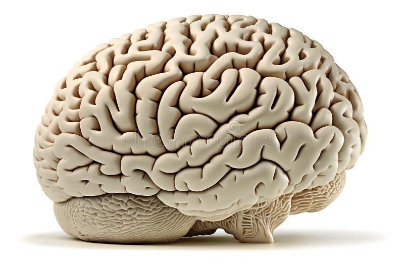 Detailed 3d Render of Brain Stock Illustration - Illustration of ...