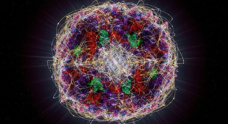 Protein Complex Render Stock Illustrations – 633 Protein Complex Render ...