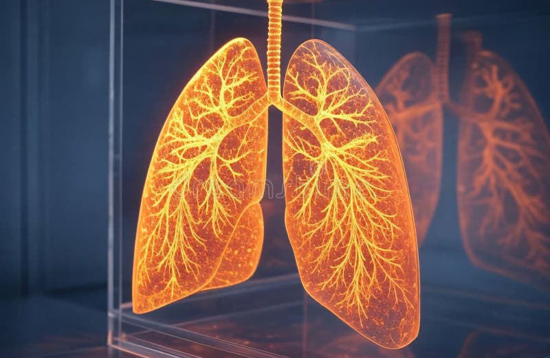 3D Bioprinting of Human Lungs in a Futuristic Medical Lab Stock ...
