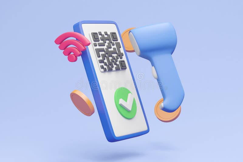 A Detailed 3D Render Illustrating the Convenience and Security of ...