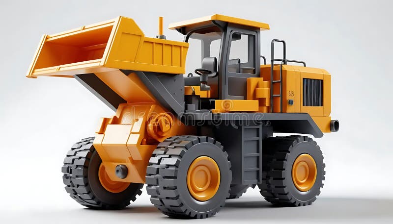 Yellow Wheel Loader 3d Model Stock Photos - Free & Royalty-Free Stock ...