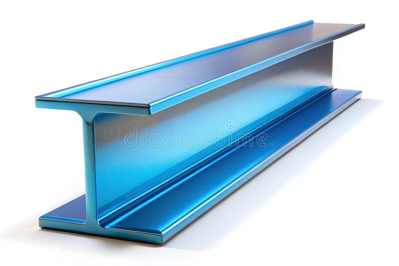 Detailed 3D Rendered Isolated Steel IBeam a Realistic Representation of ...