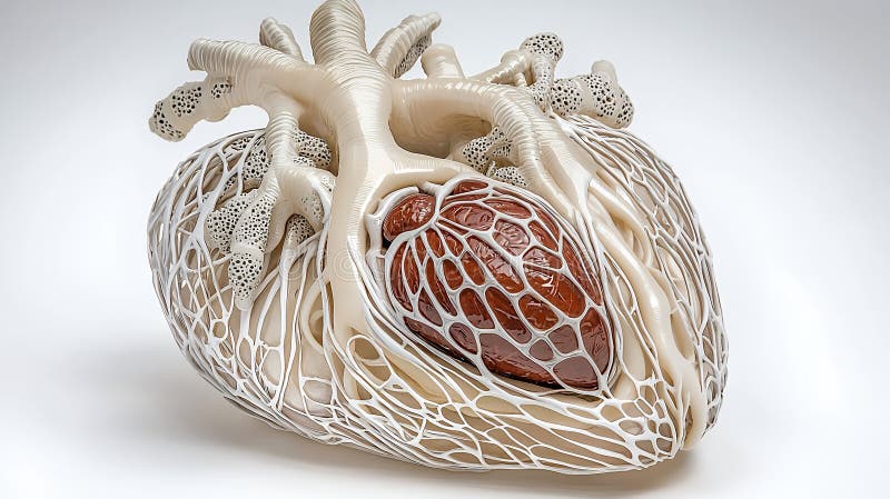 Detailed 3d Render Human Heart Anatomy Model Stock Photos - Free ...