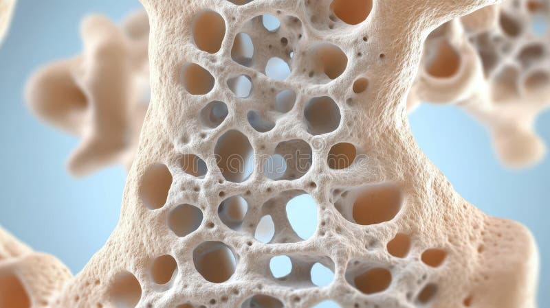 Intricate 3d Rendering of a Bone Structure, Showcasing Texture and ...