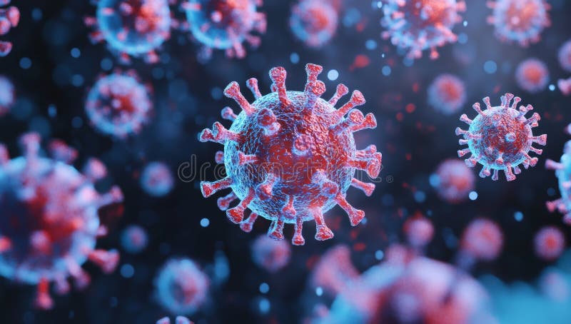 A Detailed 3D Rendering Gives a Microscopic View of Viruses and ...