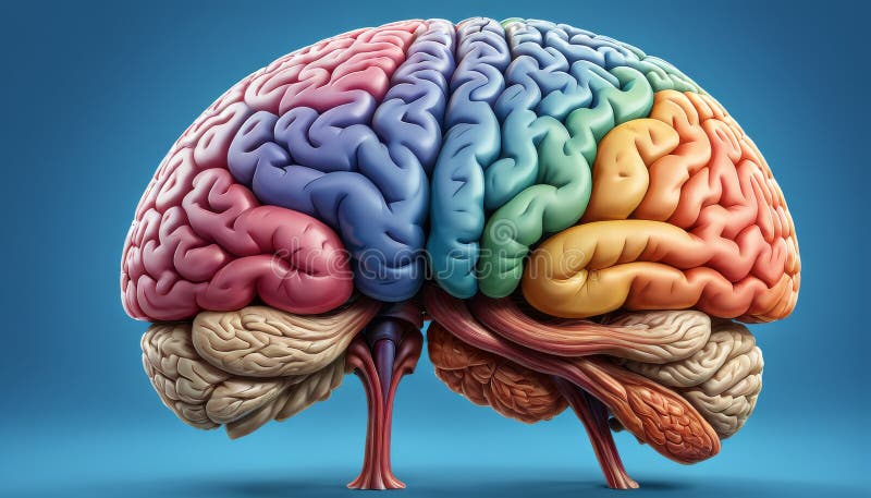 Detailed 3D Rendering of Human Brain Anatomy Stock Illustration ... Detailed 3D Rendering of Human Brain Anatomy Stock Illustration ...