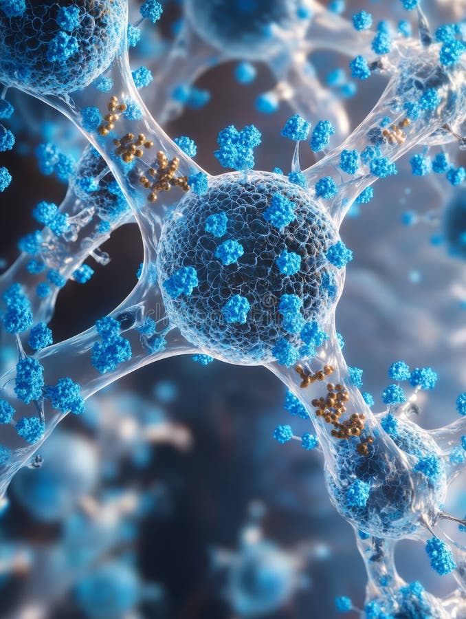 A Detailed 3D Rendering of the Human Metapneumovirus HMPV Molecular ...