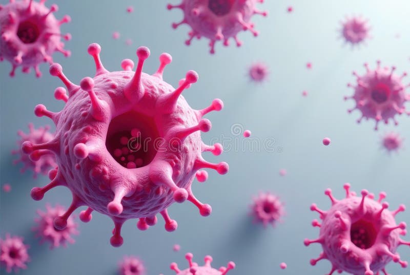 Detailed 3D Rendering of Neisseria Gonorrhoeae Bacteria a Microscopic ...