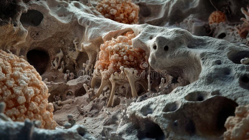Detailed 3D Rendering of Osteoclast Activity during Bone Remodeling ...