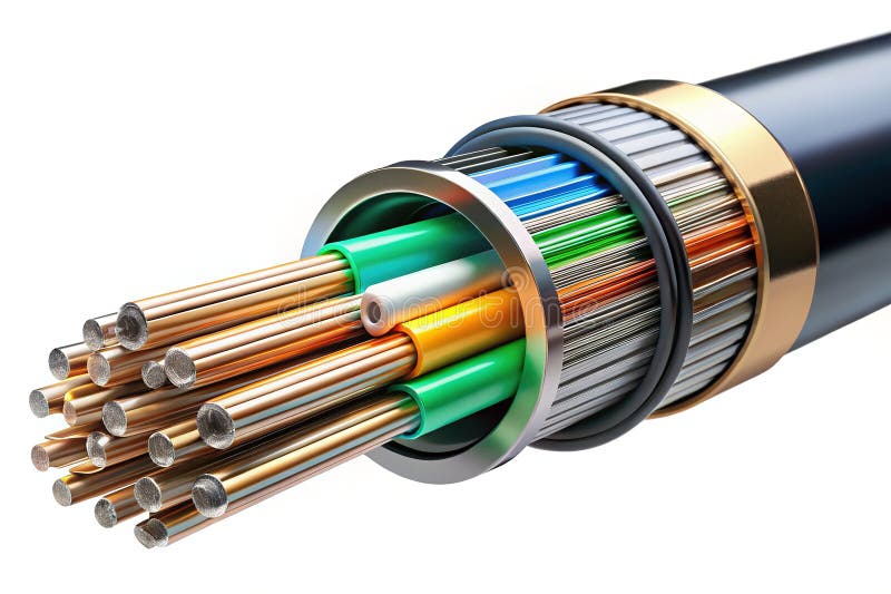 Optic Cable Construction Stock Illustrations – 483 Optic Cable ...