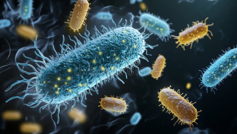 A Detailed 3D Rendering Shows the Microscopic View of Cells and ...