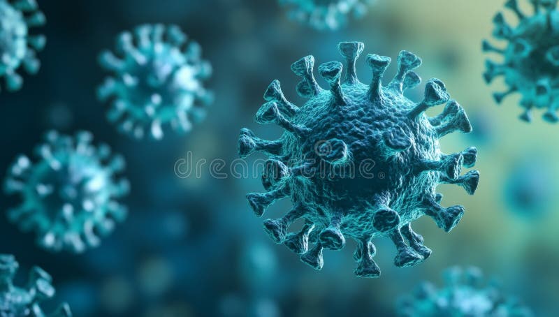 A Detailed 3D Rendering of Viral Pathogens: Microscopic View of Viruses ...