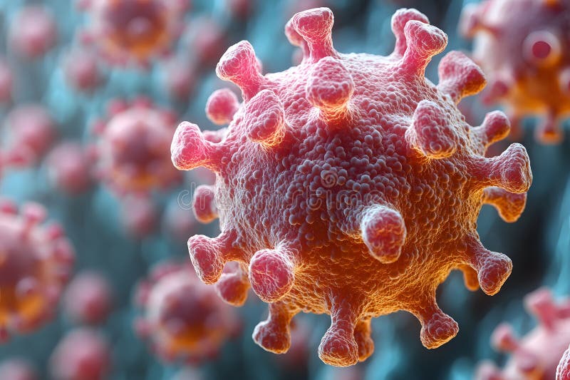 Microscopic View of Virus Structure for Scientific and Educational Use ...