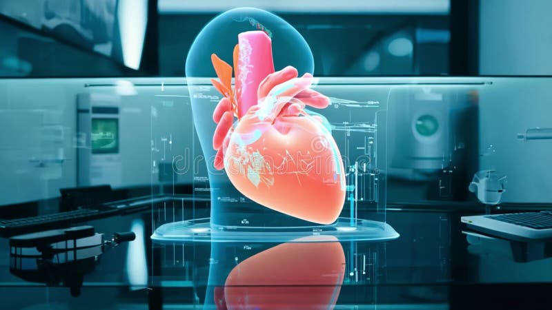 Advanced 3d Visualization of a Human Heart Model in a Modern Medical ...