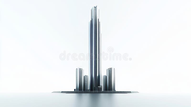 A Detailed 3D Representation of a Record-breaking Tall Building with ...