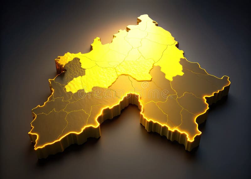 Detailed 3D Topographic Map of Rwanda HighQuality Educational Resource ...