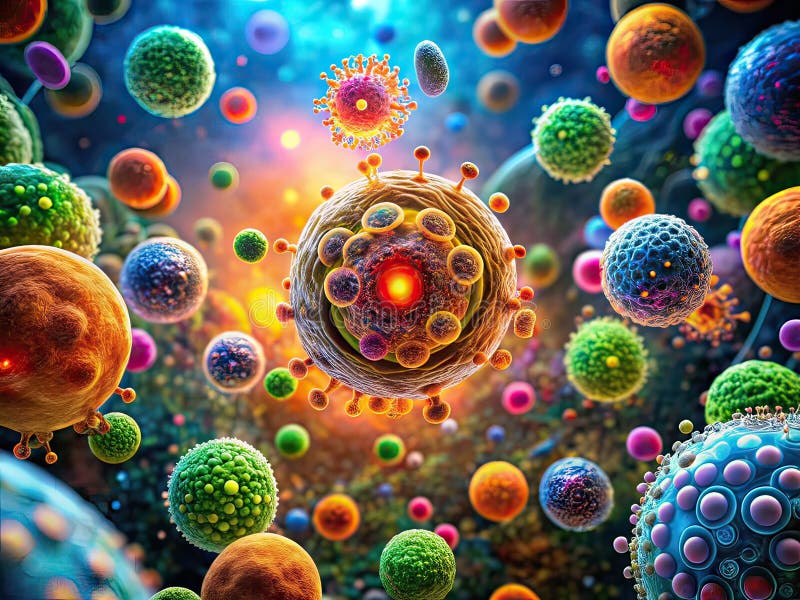 Detailed 3D Visualization of Bacteria Nucleus Formation Under LowLight ...