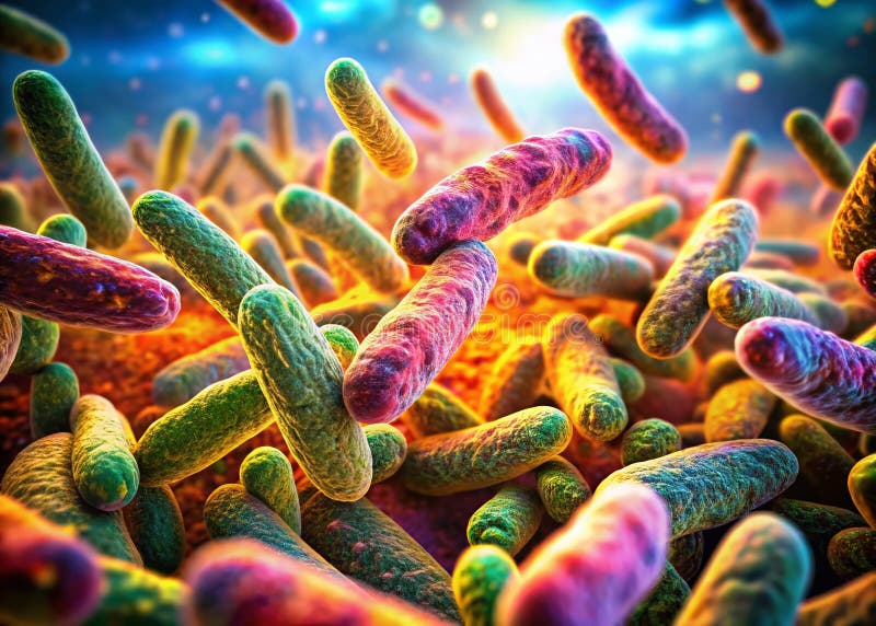 Detailed 3D Visualization of Mycobacterium Tuberculosis Bacteria a ...