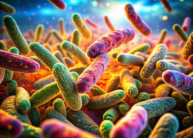 Detailed 3D Visualization of Mycobacterium Tuberculosis Bacteria a ...