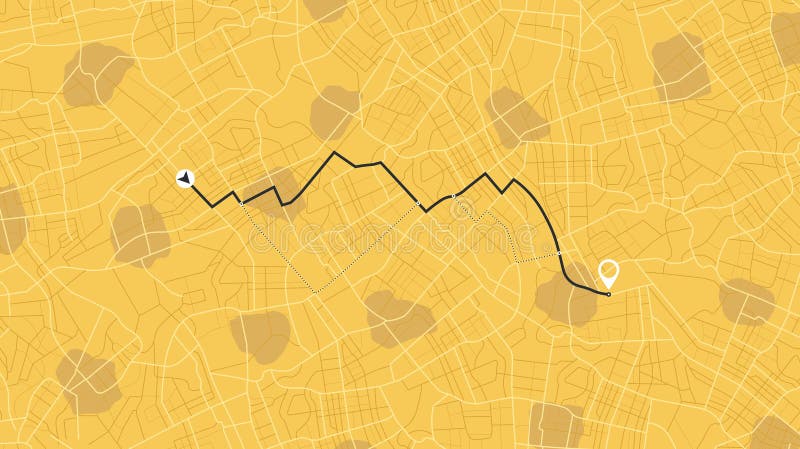 Detailed Delivery Plan To Deliver Your Package. Application with Track ...