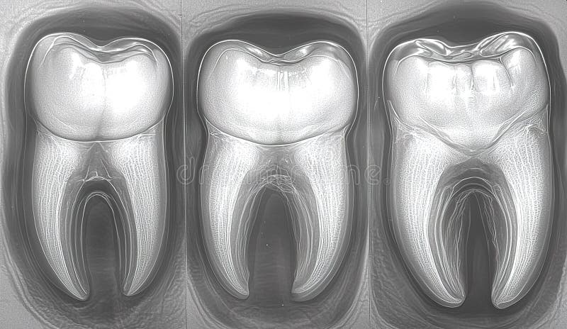 Detailed Dental X-rays Showcasing Multiple Tooth Structures at a Dental ...