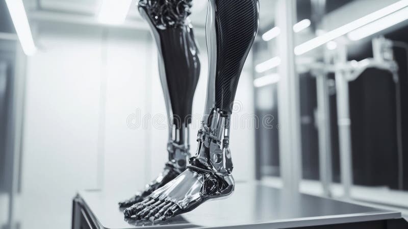 The Detailed Design of a Modern Prosthetic Leg Highlights Advanced ...