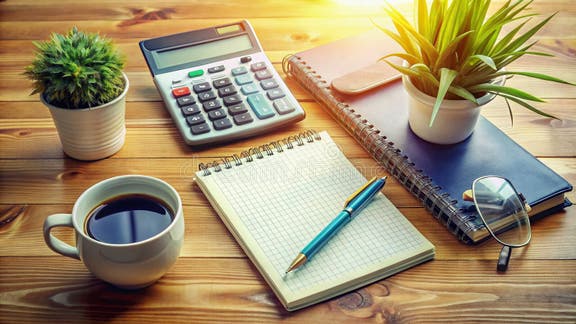 Detailed Desk Setup for Accurate Labor Cost Calculation Notepad ...