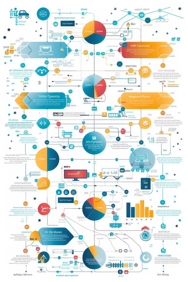 Detailed Diagram of DMAIC Steps in Six Sigma Process with Icons and ...