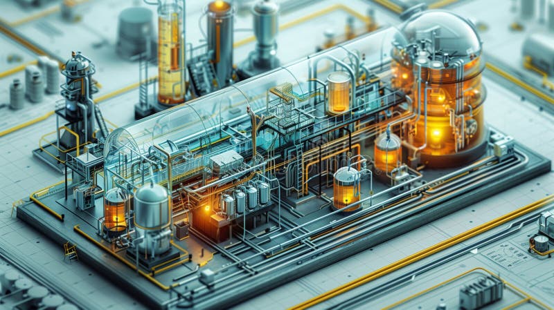 Detailed Diagram Illustrating the Architecture of a Modern Industrial ... Detailed Diagram Illustrating the Architecture of a Modern Industrial ...