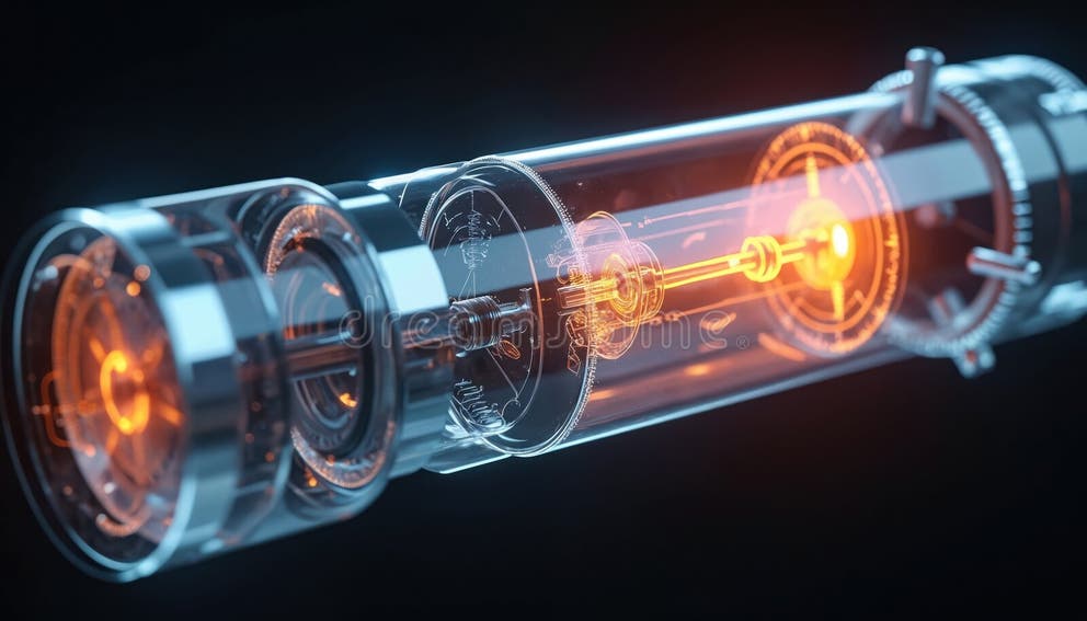Detailed Diagram of X-ray Tube with Key Components. Illustrates ...