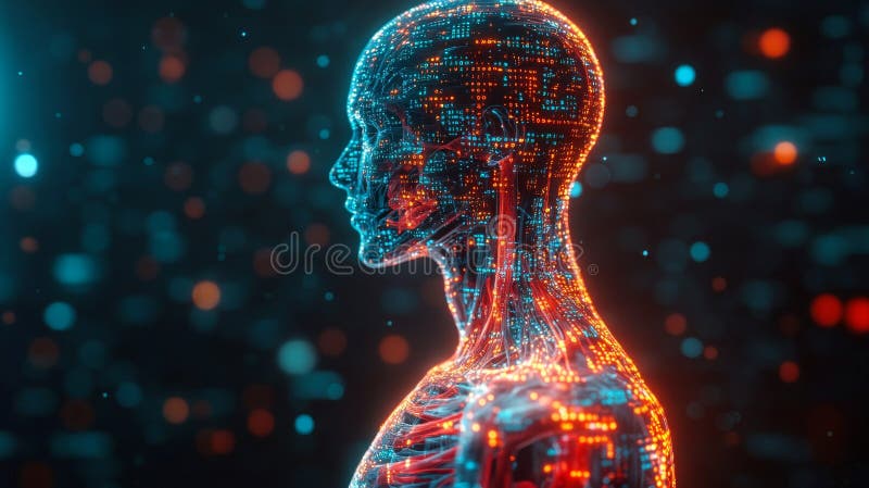 Detailed Digital X-ray Visualization of Human Torso Highlighting ...