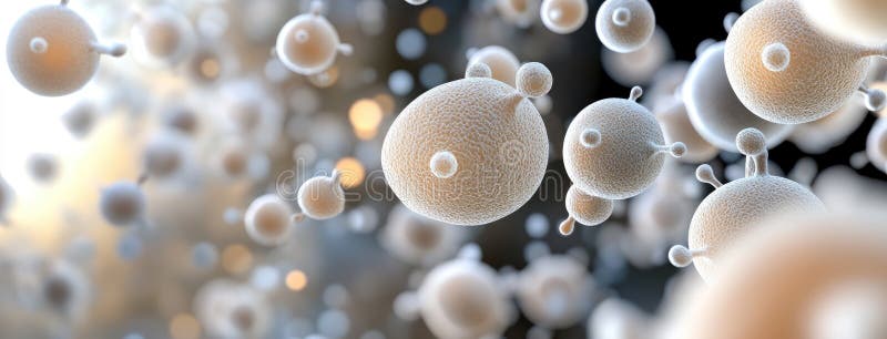Detailed Digital Rendering Showcases an Amoeba with Realistic Textures ...