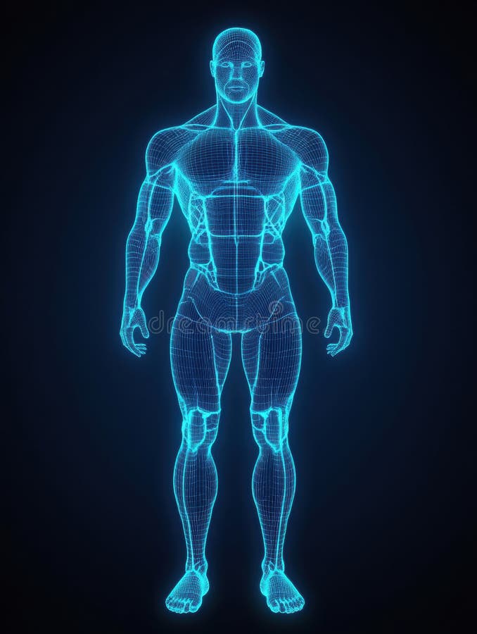 Human Anatomy Model Detailed Muscular Skeletal System Stock Photos ...