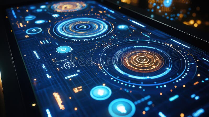 A Detailed Display Showcasing Interactive Bubble Charts Each Bubble ...